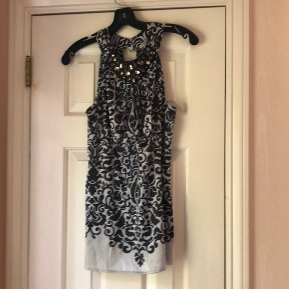 Cache | Tops | Cache Silk Top With Beaded Embellishment | Poshmark